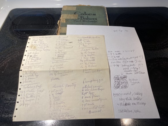 Trying an Old Family Cake Recipe and a New (To Me) Frosting | Ravens ...